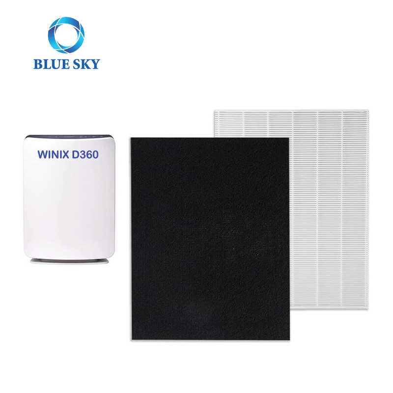 D360 H13 Filters & Carbon Pre Filter Replacement Filter for Winix D360 ...