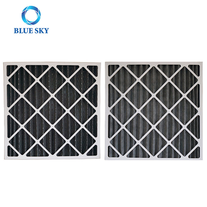 Customized MERV 8 Pleated AC Furnace Air Filter with Activated Carbon ...